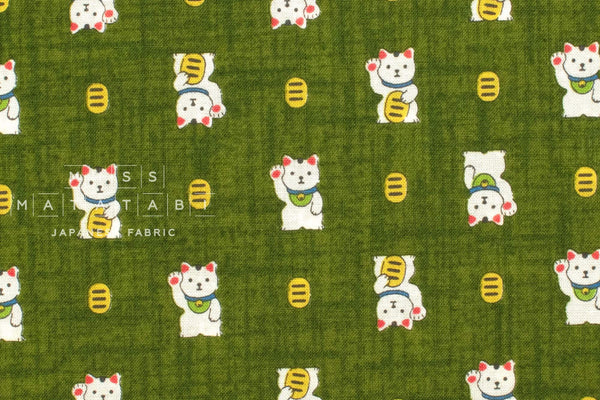 Traditional Series Maneki Neko - C – Miss Matatabi Japanese Fabric