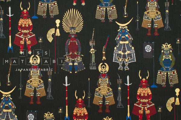 Samurai Warriors - E – Miss Matatabi Japanese Fabric